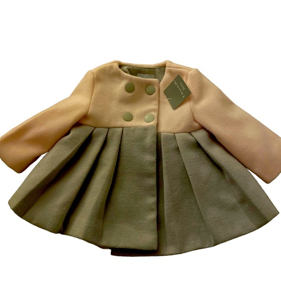 Tahari | Jackets & Coats | Tahari Brand New Girl Pleated Dress Coat ...